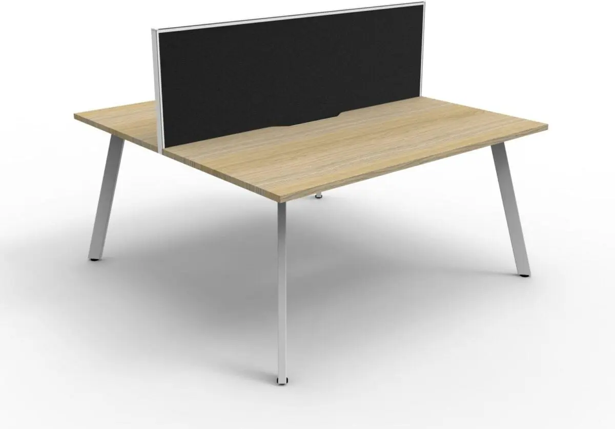 Eternity Double Sided Workstation With Screens – IOF – Ideal Office ...