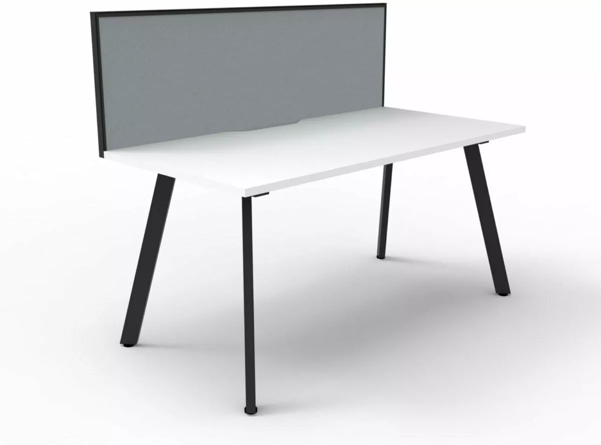 Eternity Single Sided Workstation with Screens – IOF – Ideal Office ...