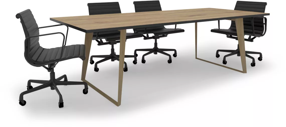 Razor (Woodgrain Leg) – Boardroom Table – IOF – Ideal Office Furniture ...