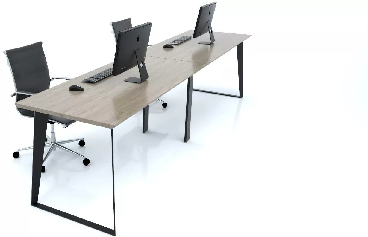 Razor (Black Leg, Single Sided) – 2 Person Workstation – IOF – Ideal ...