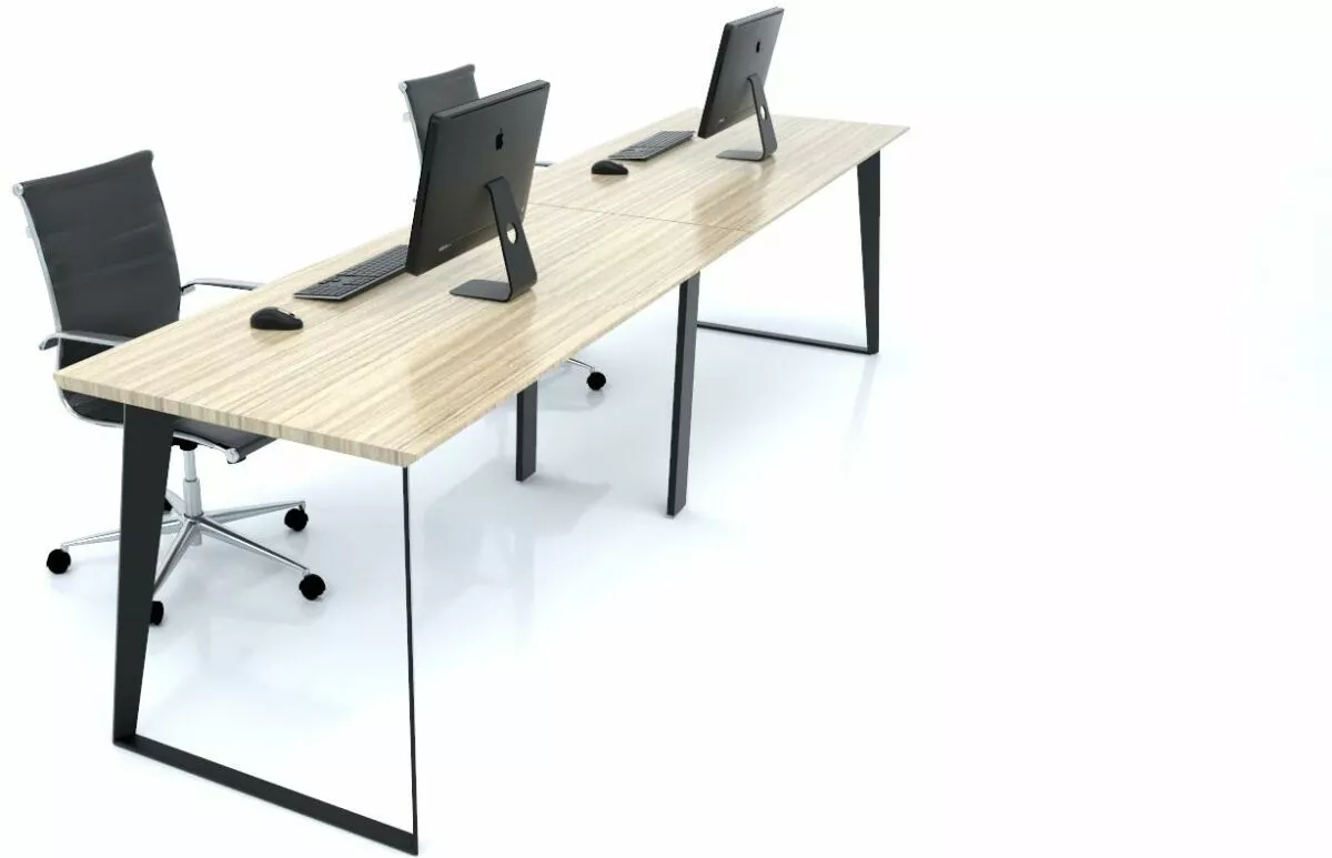 Razor (Black Leg, Single Sided) – 2 Person Workstation – IOF – Ideal ...