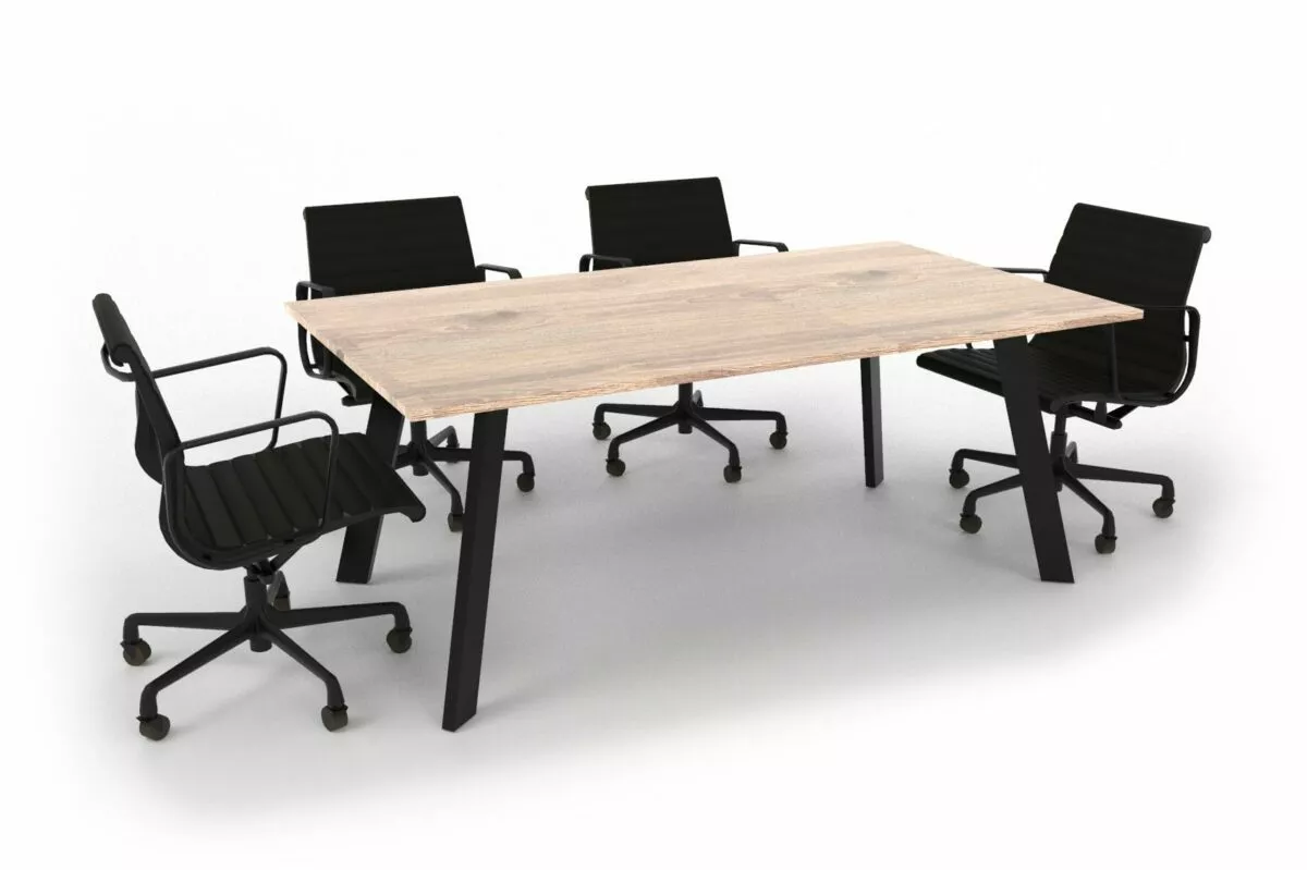 Alpha (Black Leg) – Boardroom Meeting Table – IOF – Ideal Office ...