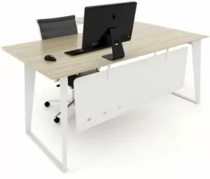 Razor (White Leg) – Corner Desk – IOF – Ideal Office Furniture Solutions