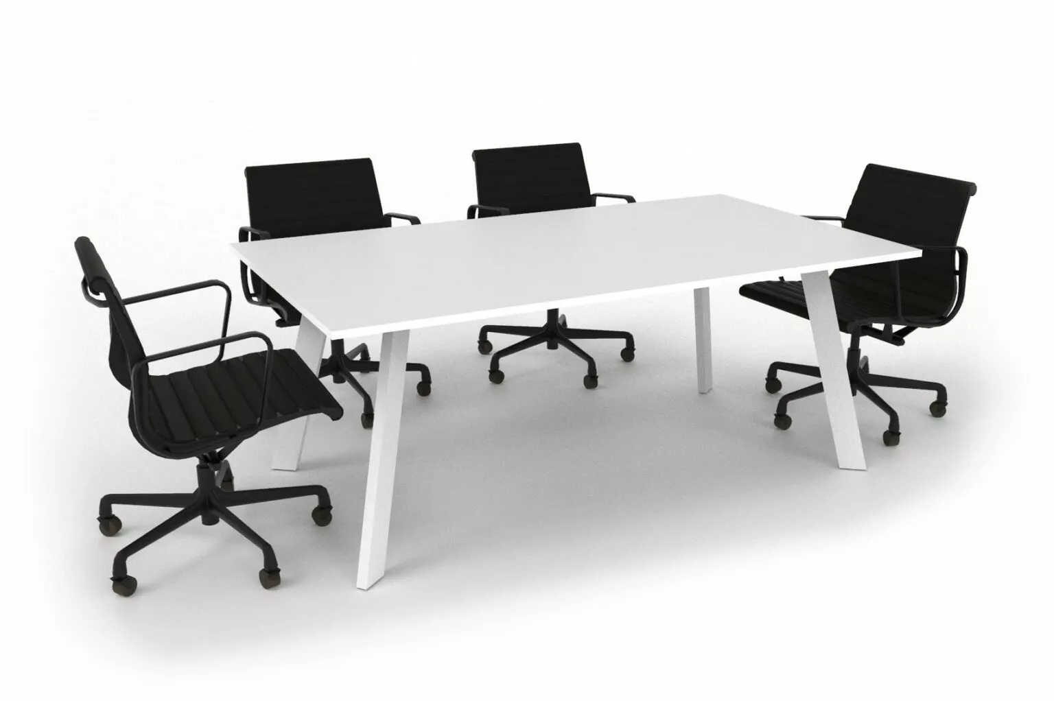 Alpha (White) – Boardroom Table – IOF – Ideal Office Furniture Solutions