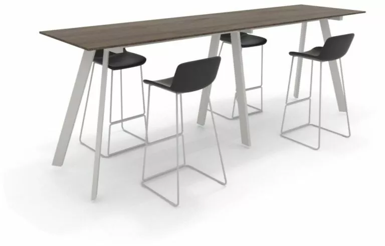 Alpha – Long Counter Height Table – IOF – Ideal Office Furniture Solutions
