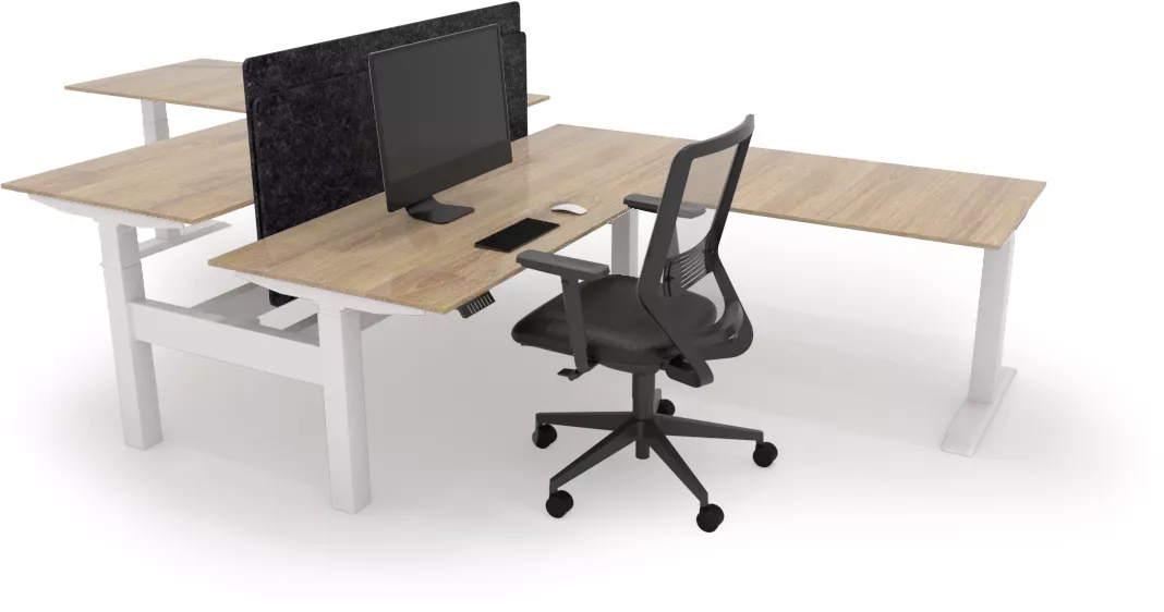 Vertx Corner – Corner Workstation – IOF – Ideal Office Furniture Solutions