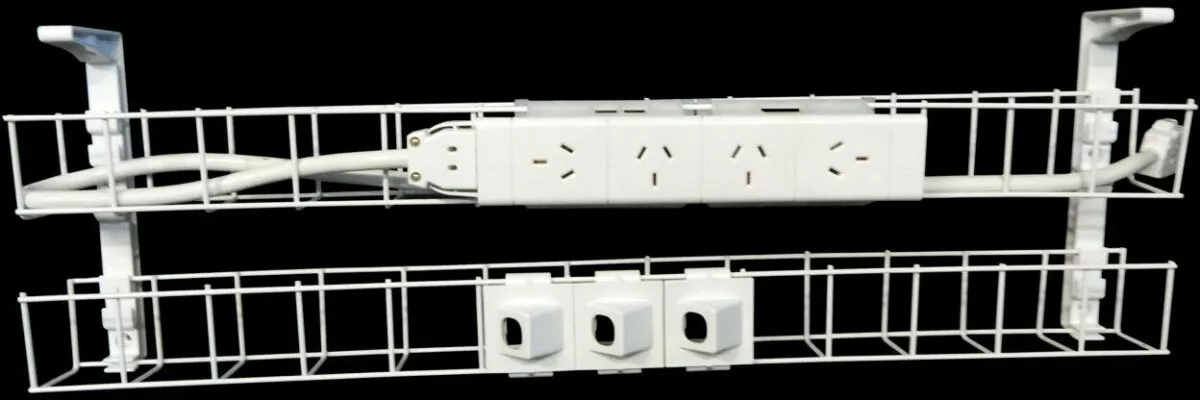 Dual Tier Cable Basket Kits – IOF – Ideal Office Furniture Solutions