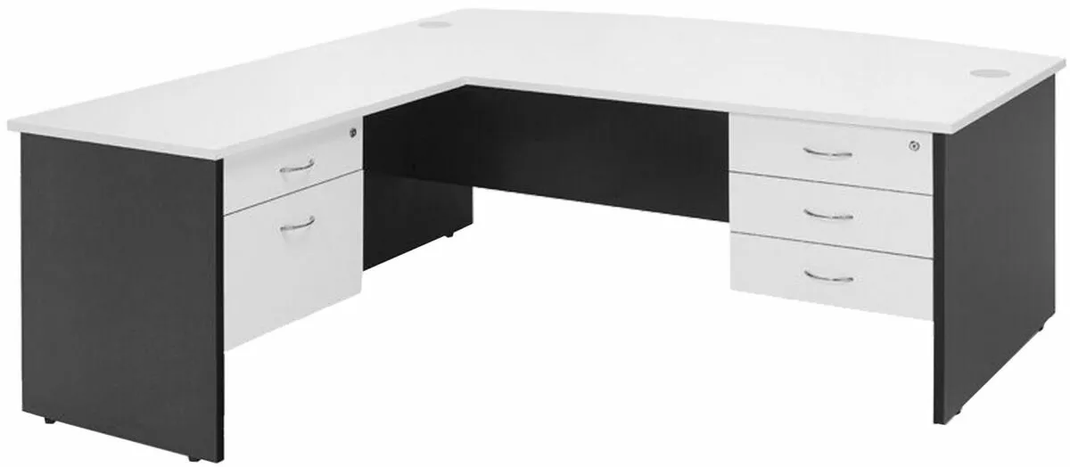 Bow Front Desk – IOF – Ideal Office Furniture Solutions