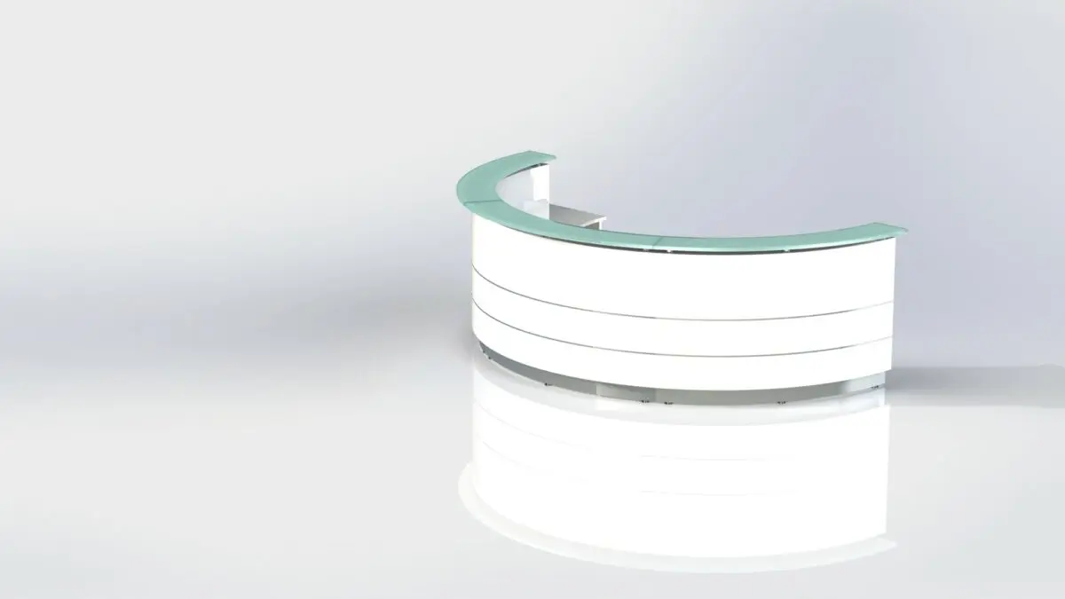Polaris Modular Reception Counter – IOF – Ideal Office Furniture Solutions