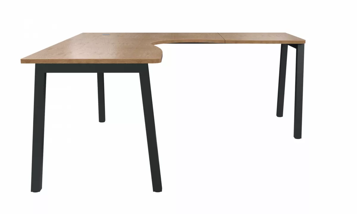 LEAN Corner Workstation 2 Piece Radius Corner Top – IOF – Ideal Office ...