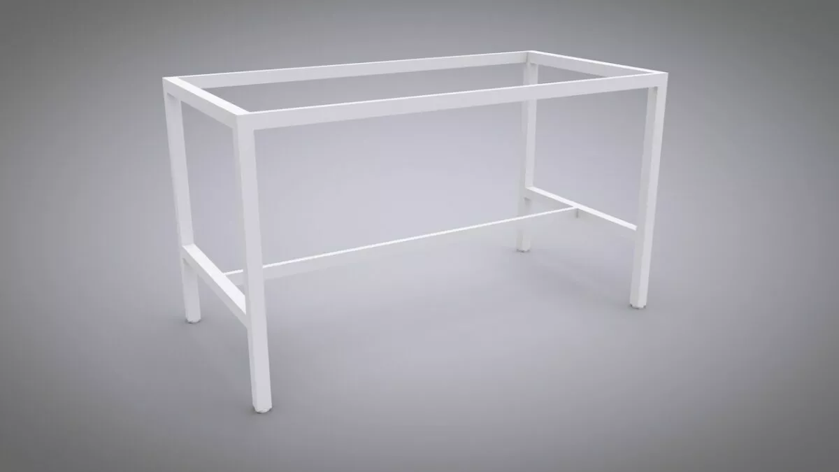 Axis Square Leg Bar Leaner Frame – IOF – Ideal Office Furniture Solutions