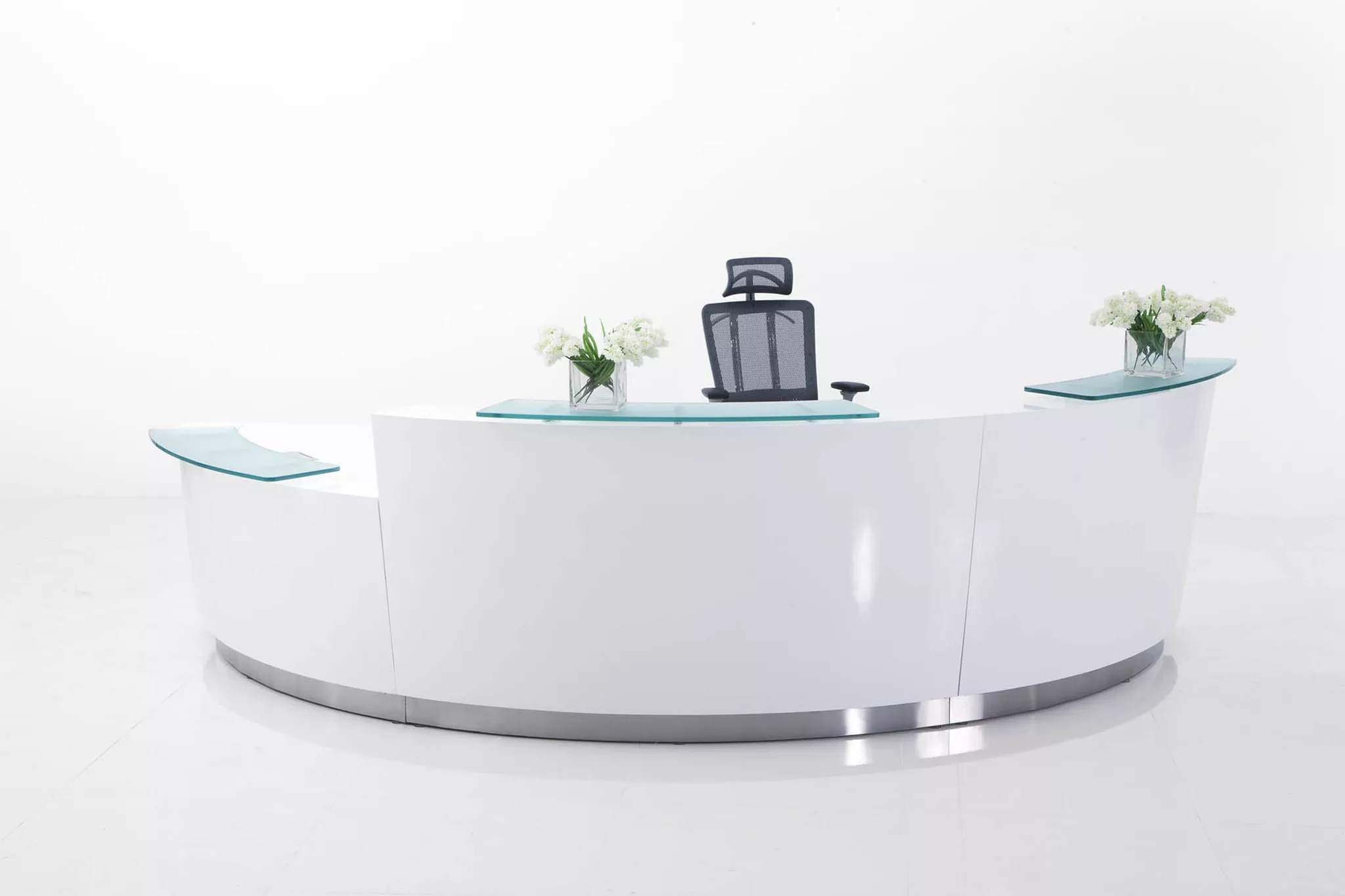 Evo Reception Counter – IOF – Ideal Office Furniture Solutions