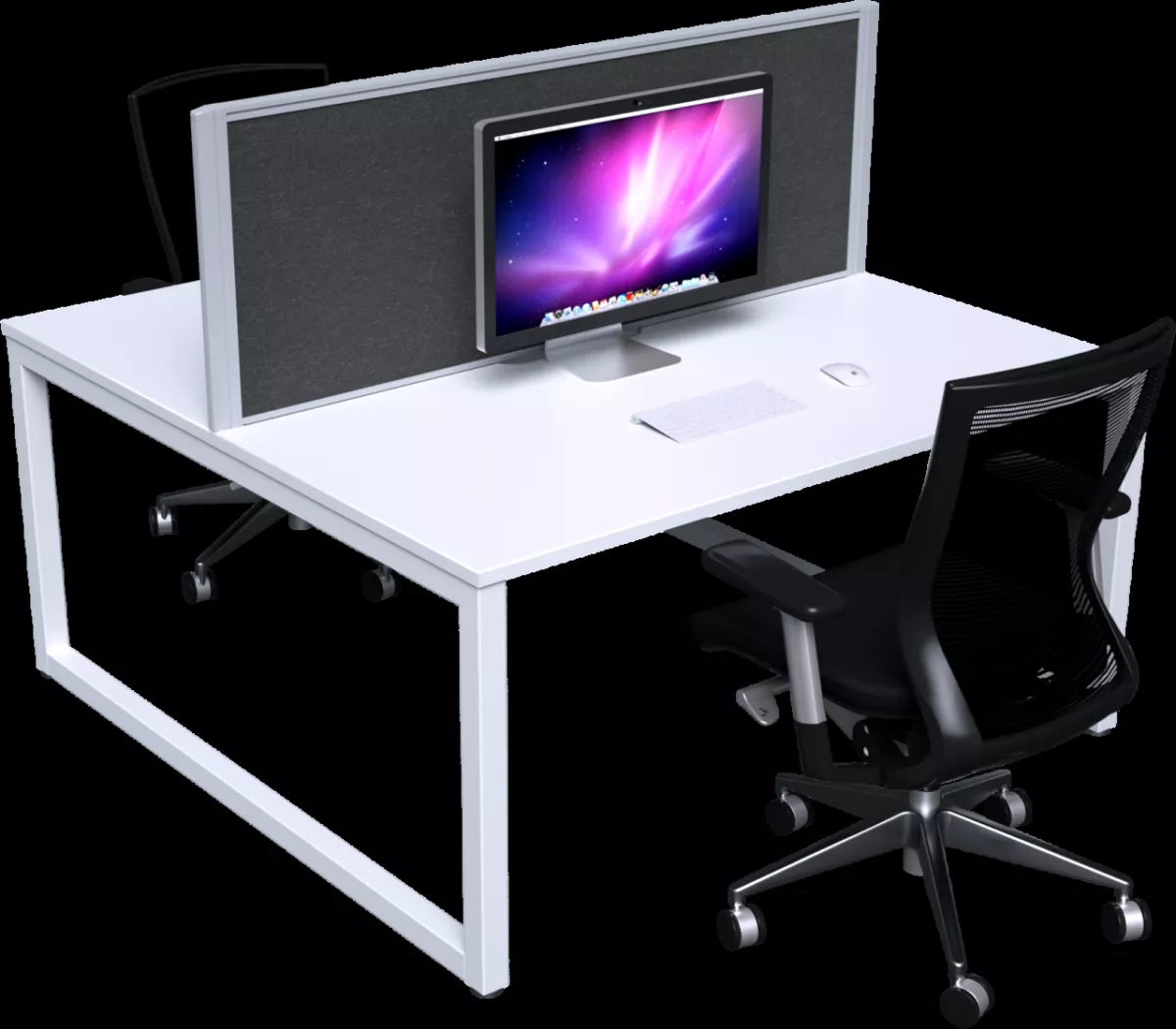 Desk Mount Fabric Screens – IOF – Ideal Office Furniture Solutions