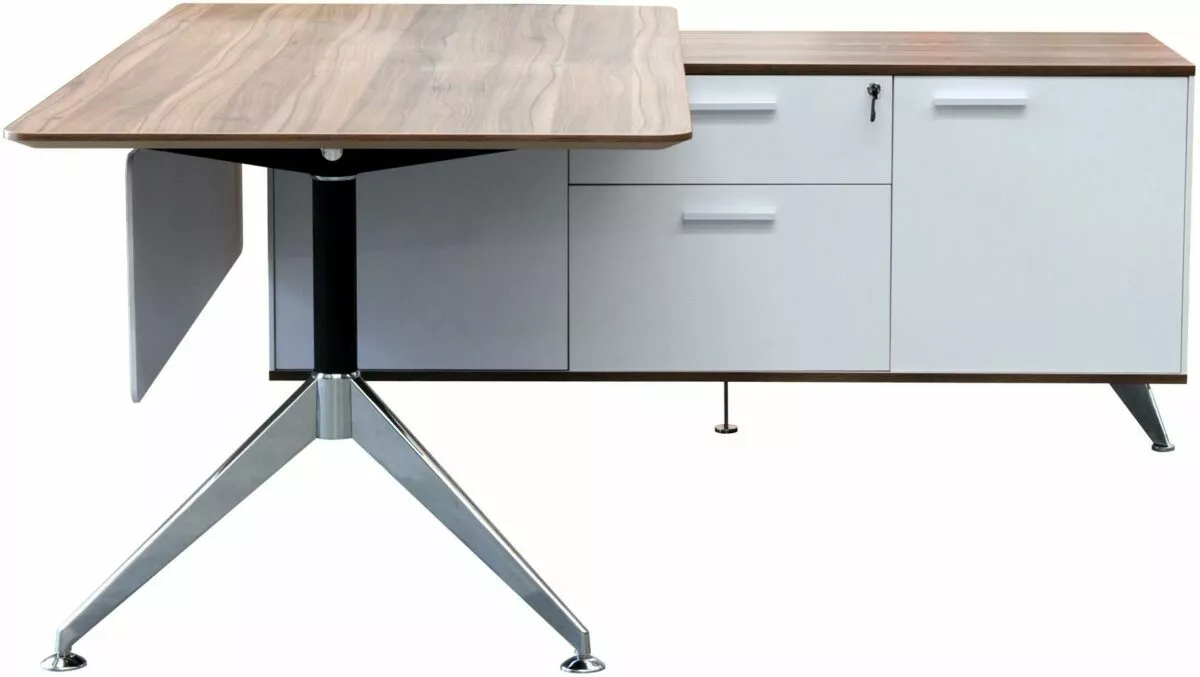 Potenza Desk with Return – IOF – Ideal Office Furniture Solutions