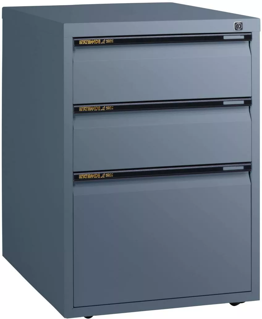 Statewide Low Height Cabinet – One File Drawer + Two Personal Drawers ...