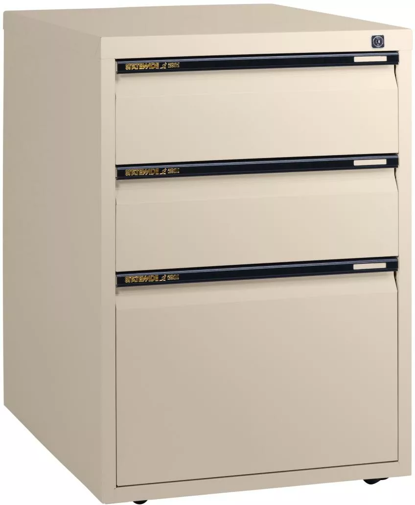 Statewide Low Height Cabinet – One File Drawer + Two Personal Drawers ...