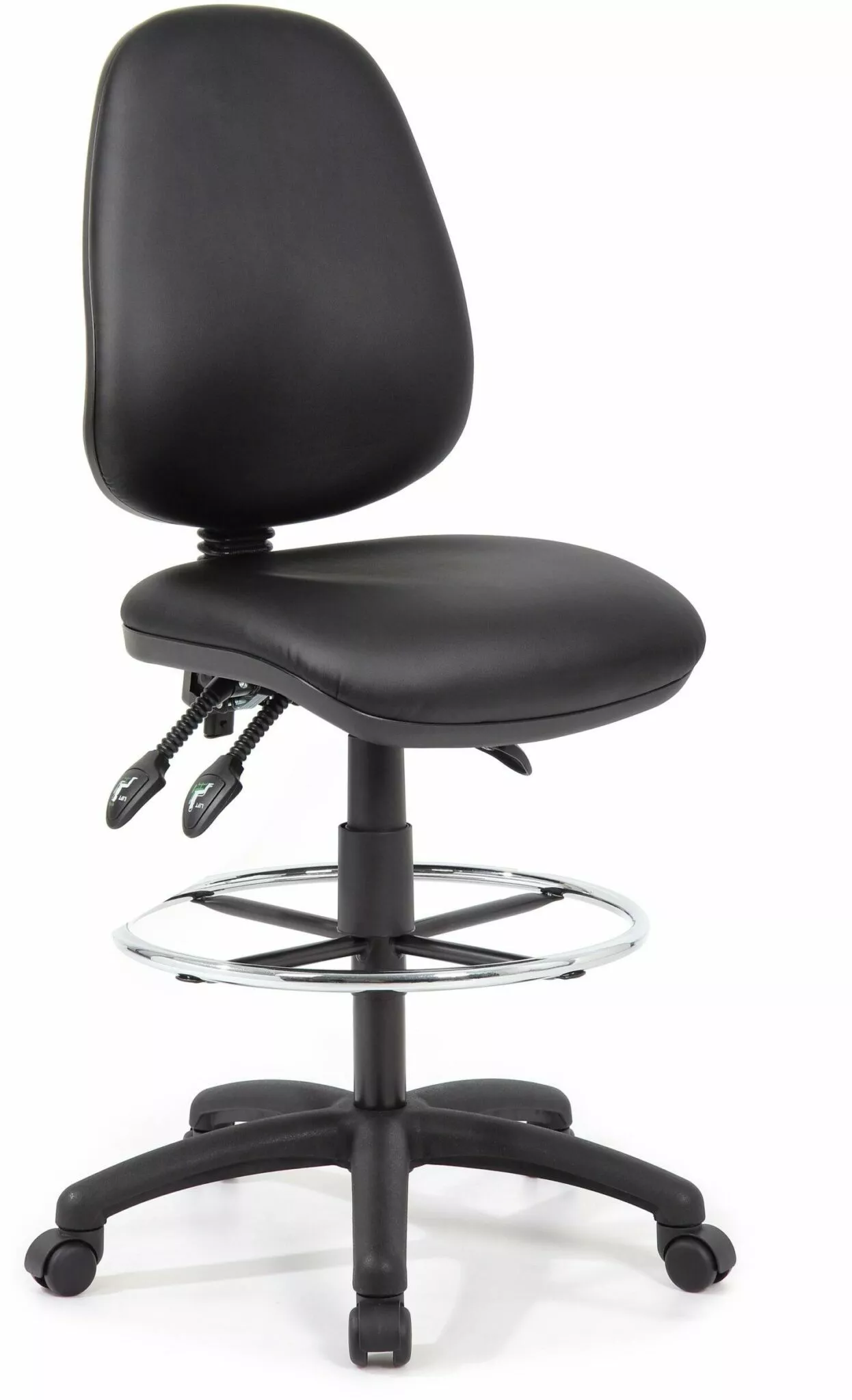 Commercial PU / Vinyl Drafting Chair – IOF – Ideal Office Furniture ...