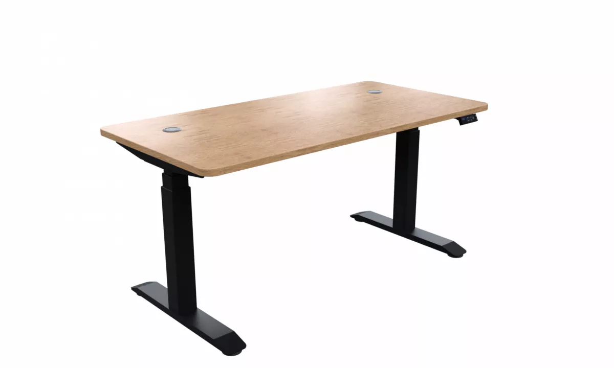 PRIMO 2 Motor Height Adjustable Straight Desk – IOF – Ideal Office ...